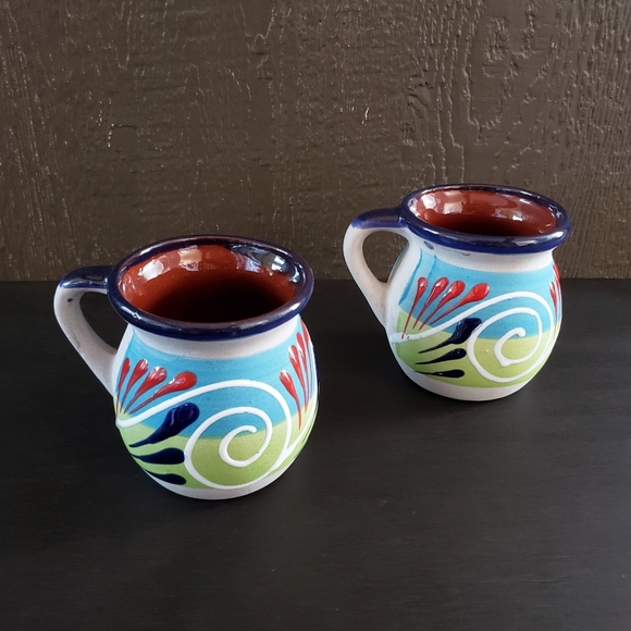 Dining | Vintage Jarrito De Barro Mexico Clay Folk Art Pottery Cup ...